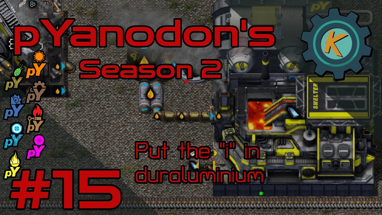 Factorio pYanodon's S2E15 - Duralumin & Gasoline Smelting - YouTube
