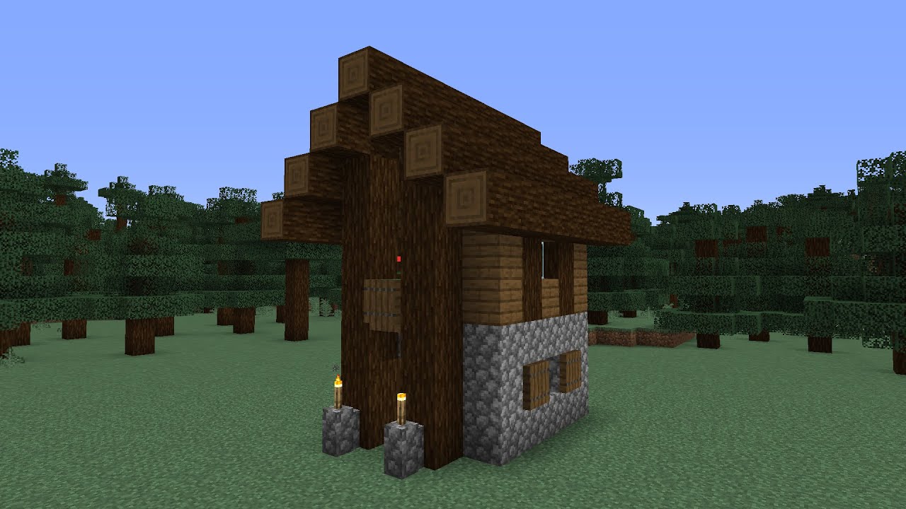 How To Build a Minecraft Taiga Village Cartography House - YouTube