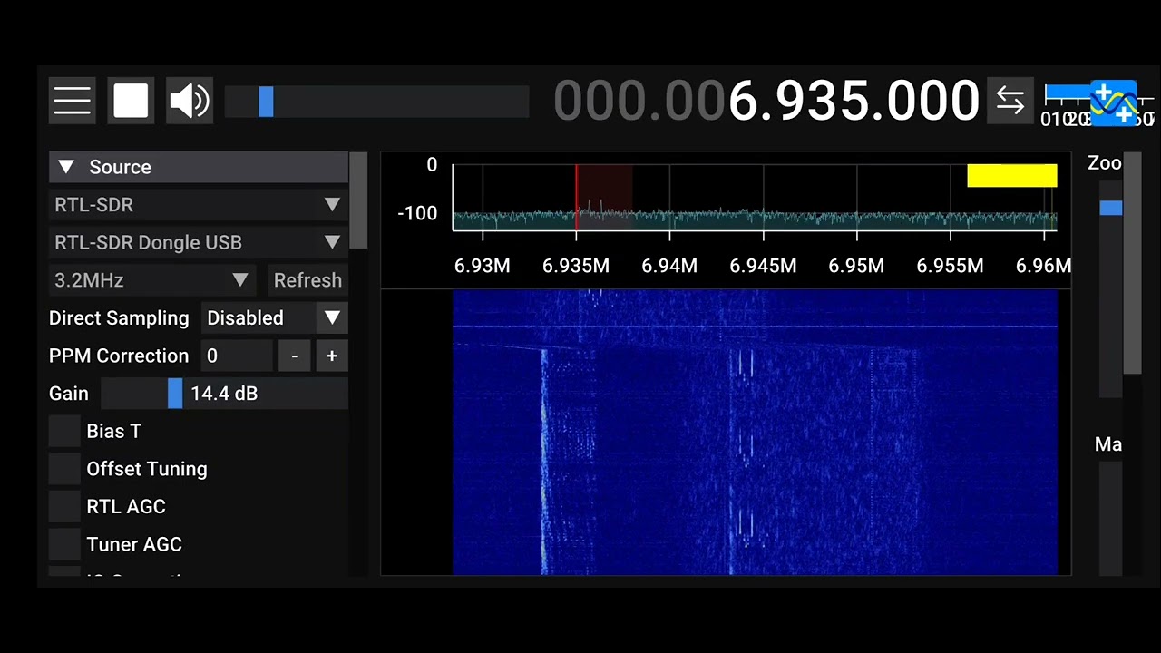 6935 kHz USB tones from Close Encounters of The Third Kind 4/22/25 0245 ...