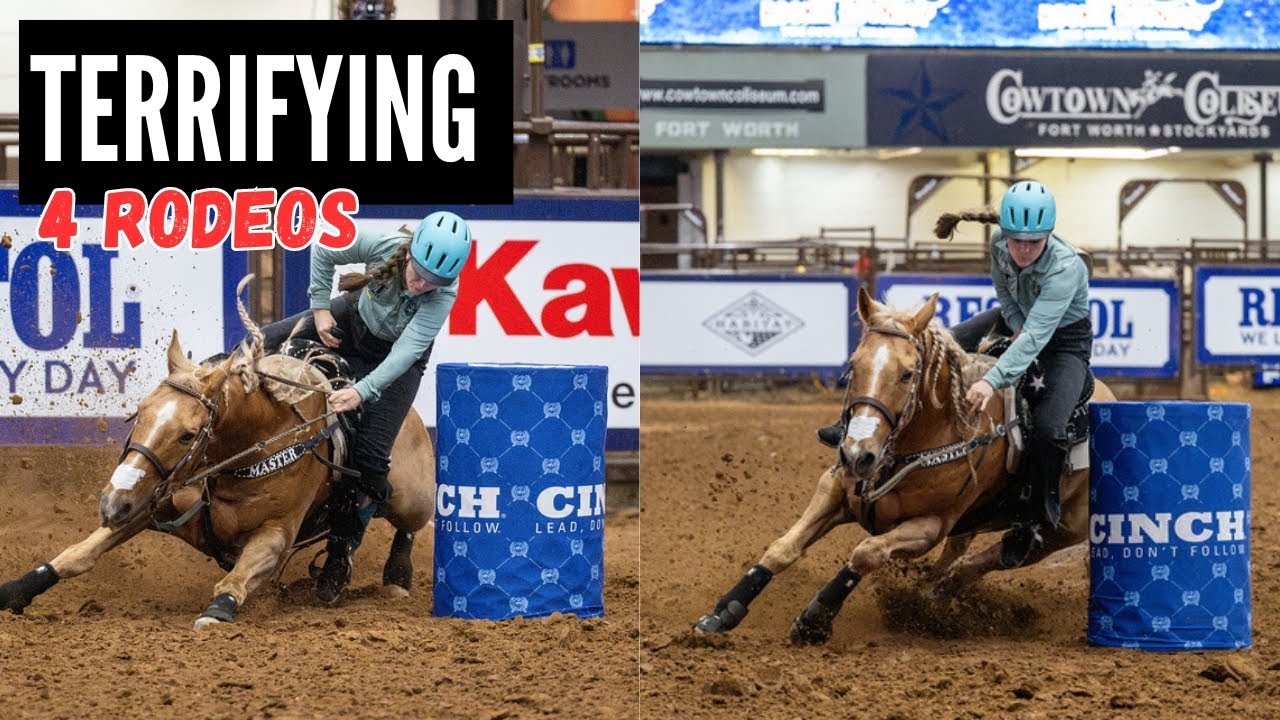 SCARY FALL! Barrel Racing Vlog! - YouTube