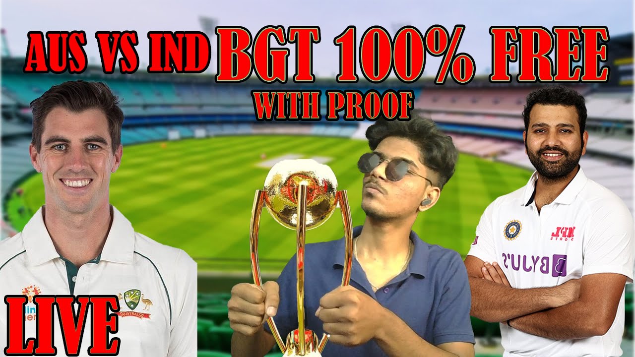 HOW TO WATCH BGT LIVE FOR FREE!!! IND VS AUS FREE LIVE - YouTube