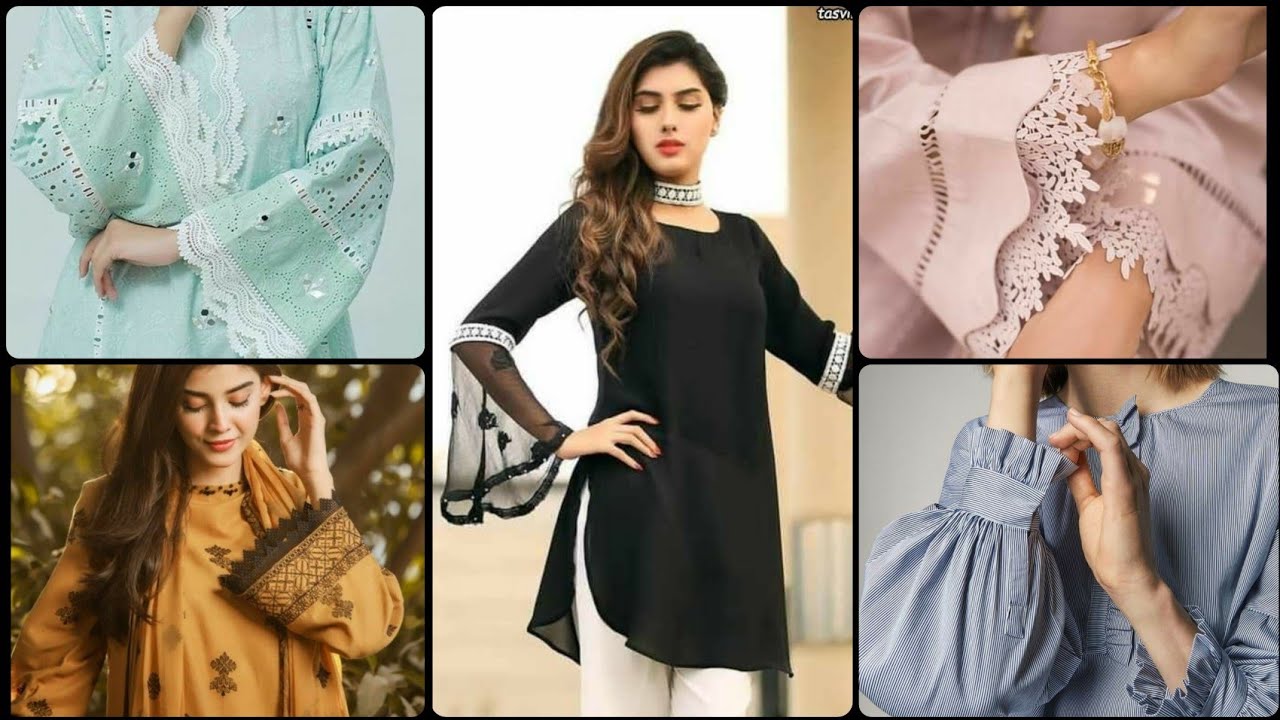 girls sleeves design | girls bazu design | baju design | new style bazu ...