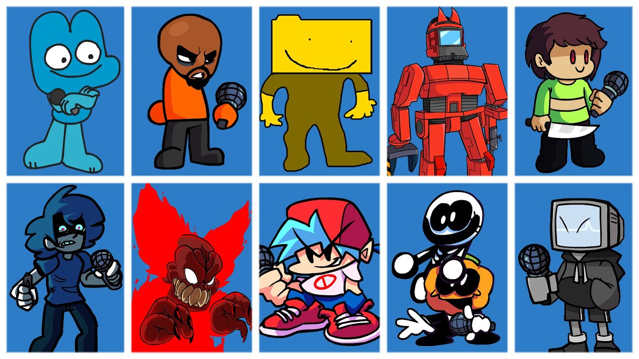 All Lego Friday Night Funkin Animation #2 - YouTube