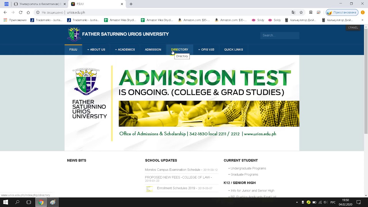 Father Saturnino Urios University - YouTube