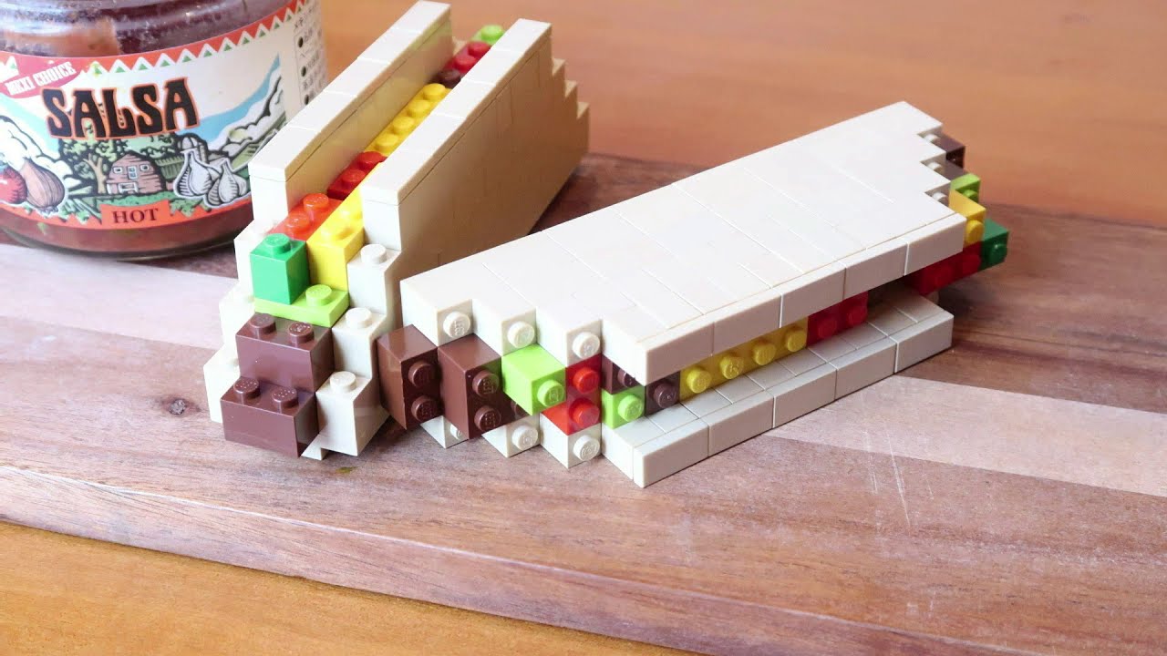 LEGO TACO TUESDAY | Lego Mexican Food In Real Life | STOP MOTION ...