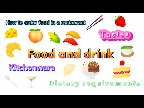 Food and drink in French - YouTube