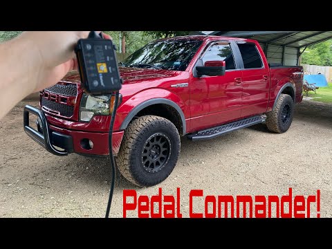Pedal Commander on f150! - YouTube