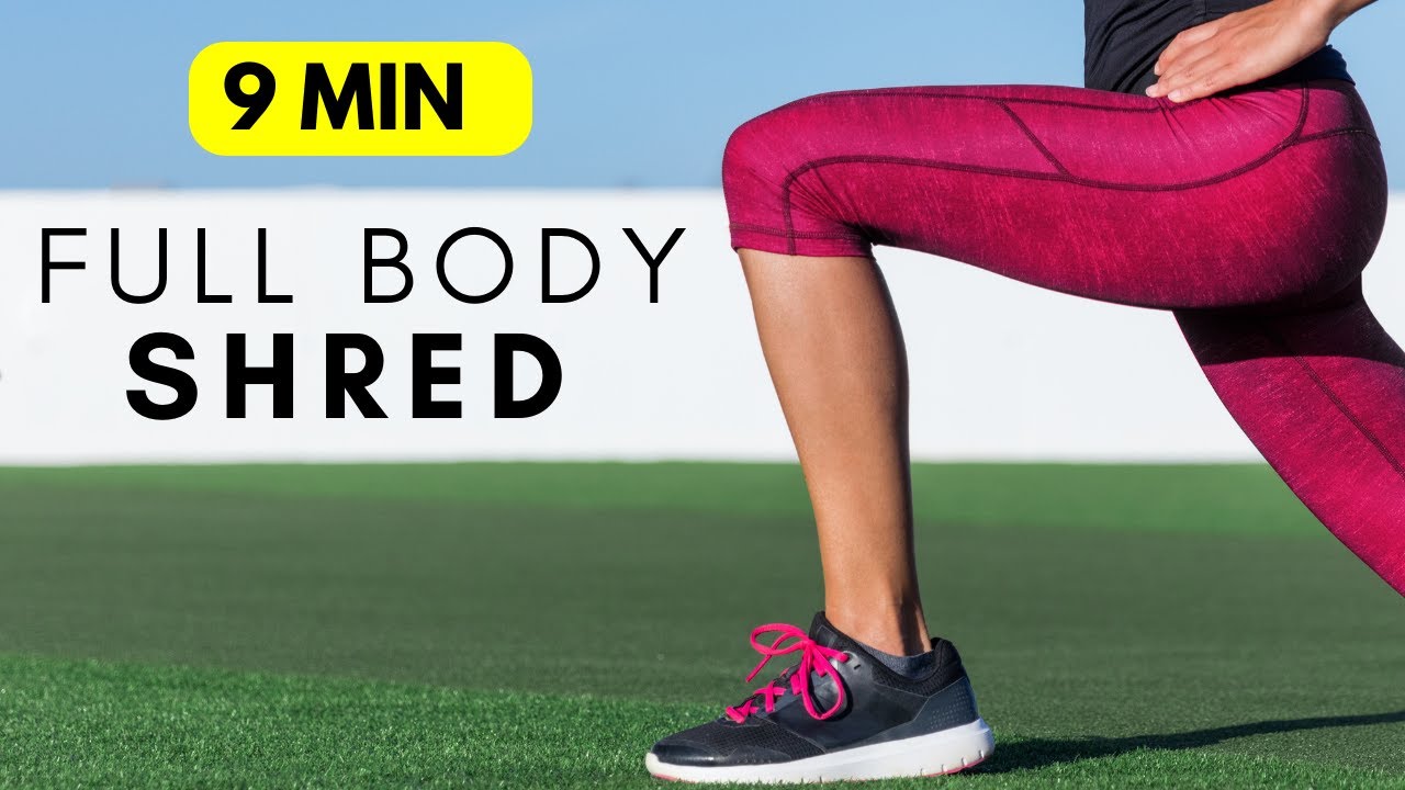 9min FULL BODY NO EQUIPMENT WORKOUT - YouTube