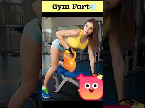 Beautiful Gym Girl Funny Fart 💨💨🤣😂😁 #funny #gymgirl #fart