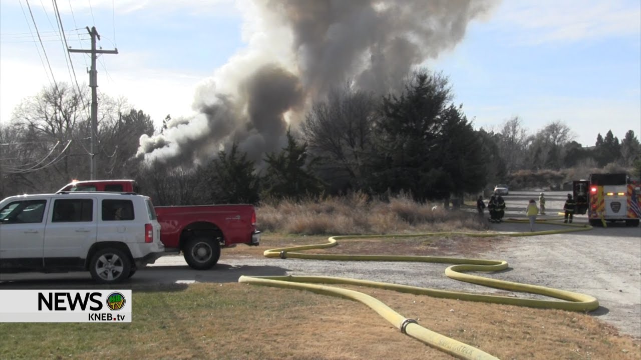 Crews Called out to Blaze on Ridge Drive in Gering - YouTube