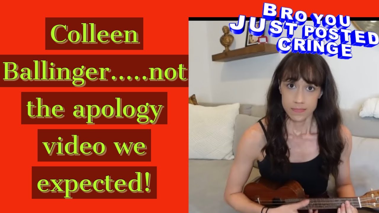 Colleen Ballingers non apology response video is 🤯 - YouTube