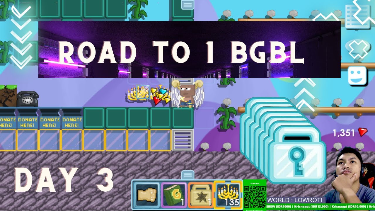 [🔴LIVE] Growtopia Road To 1 BGL (Angka favorit kalian ? ) - Day 3 # ...