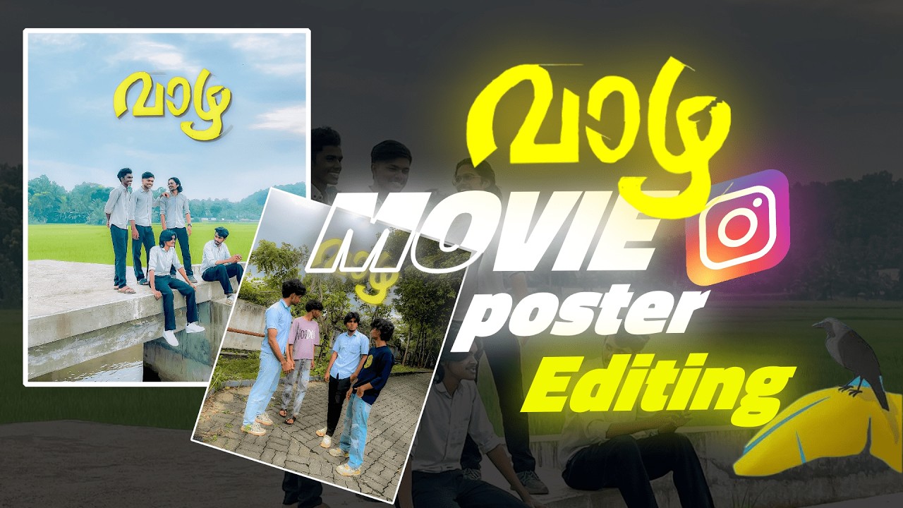 VAAZHA MOVIE FONT POSTER EDITING | TUTORIAL DRIVE LINK #vaazha #hashira ...