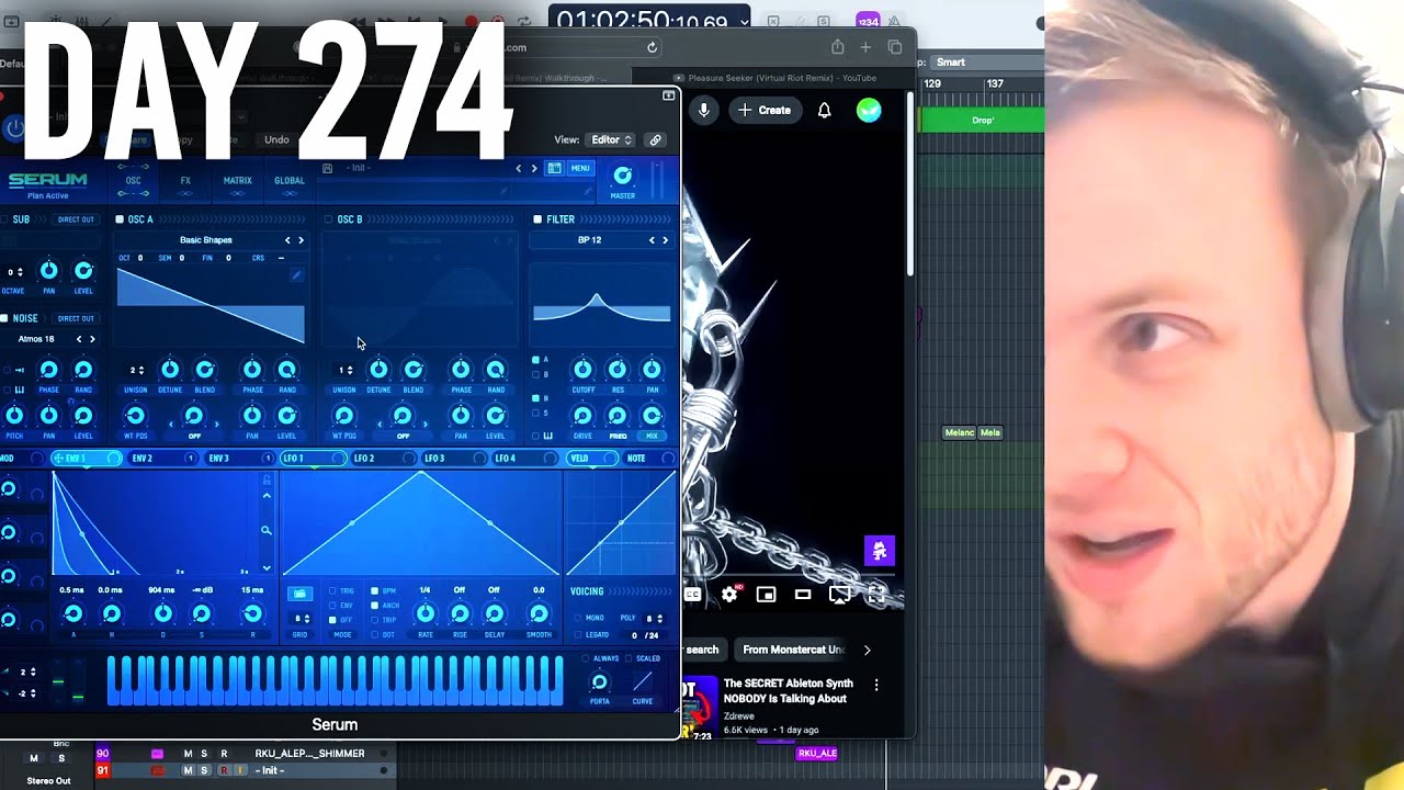 Day 274 of Producing for a Year - YouTube