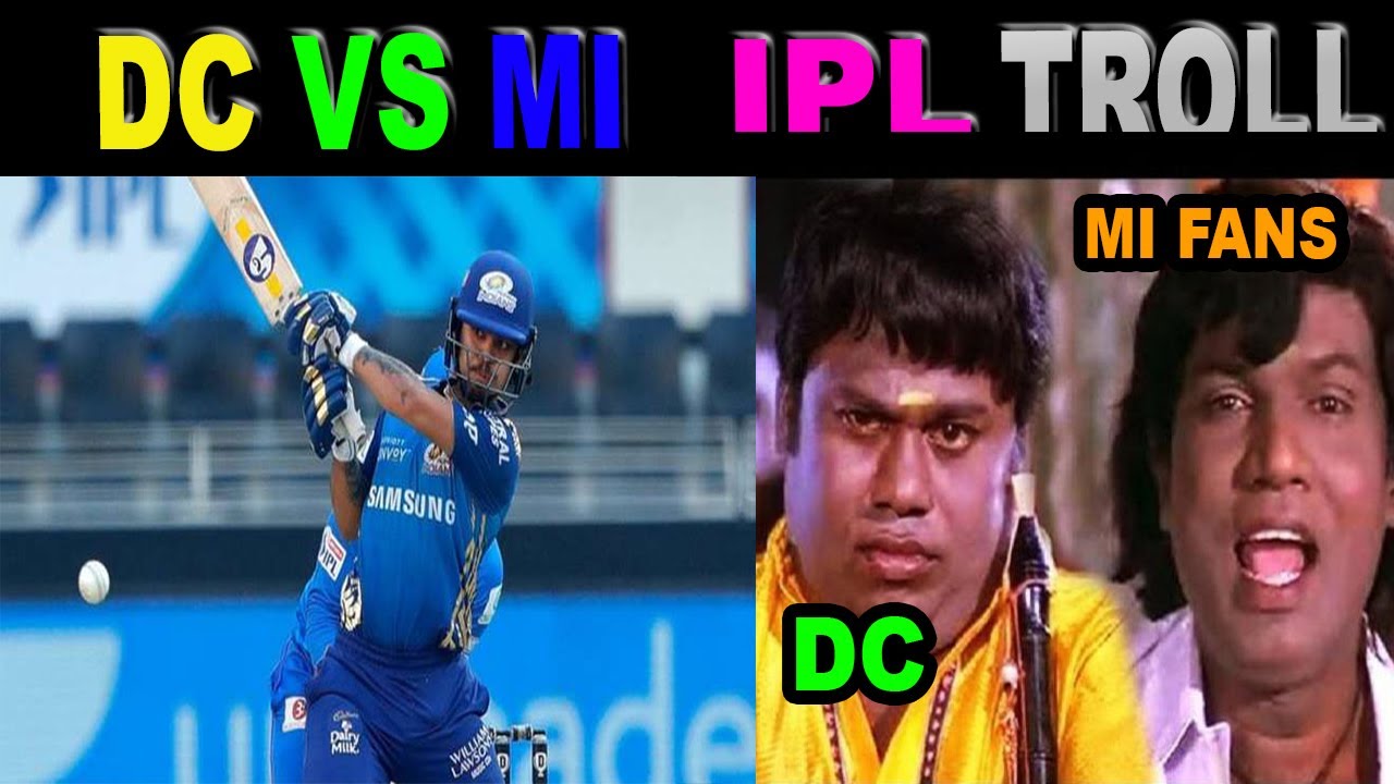MI VS DC IPL TROLL 2020 | IPL 2020 HIGHLIGHTS | IPL TROLL TAMIL | SORRY ...