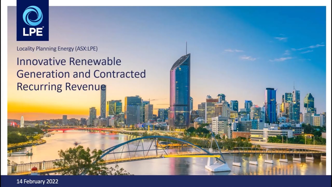 Locality Planning Energy (ASX:LPE) | Investor Webinar | 16 February ...