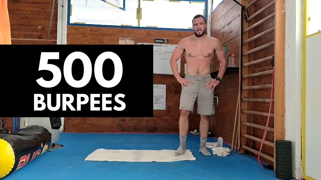 500 Burpees | Easy & Slow - YouTube