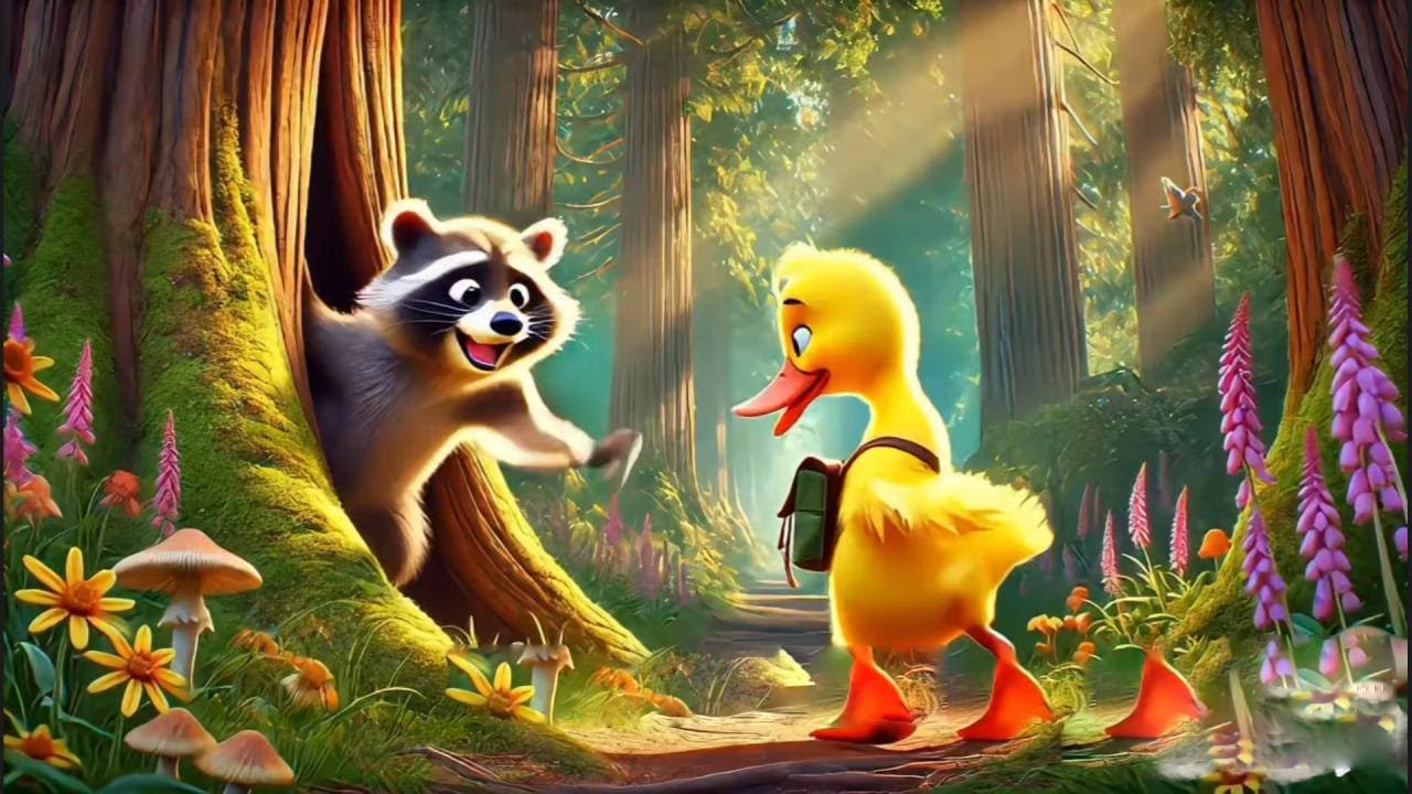 The Rural Journey of Little Yellow Duck and Little Raccoon~~~# Story ...