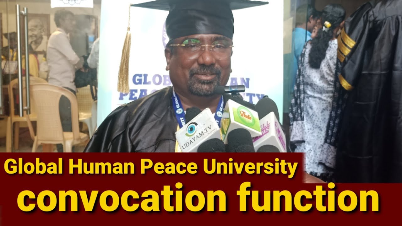 Global Human Peace University convocation function 2 - YouTube