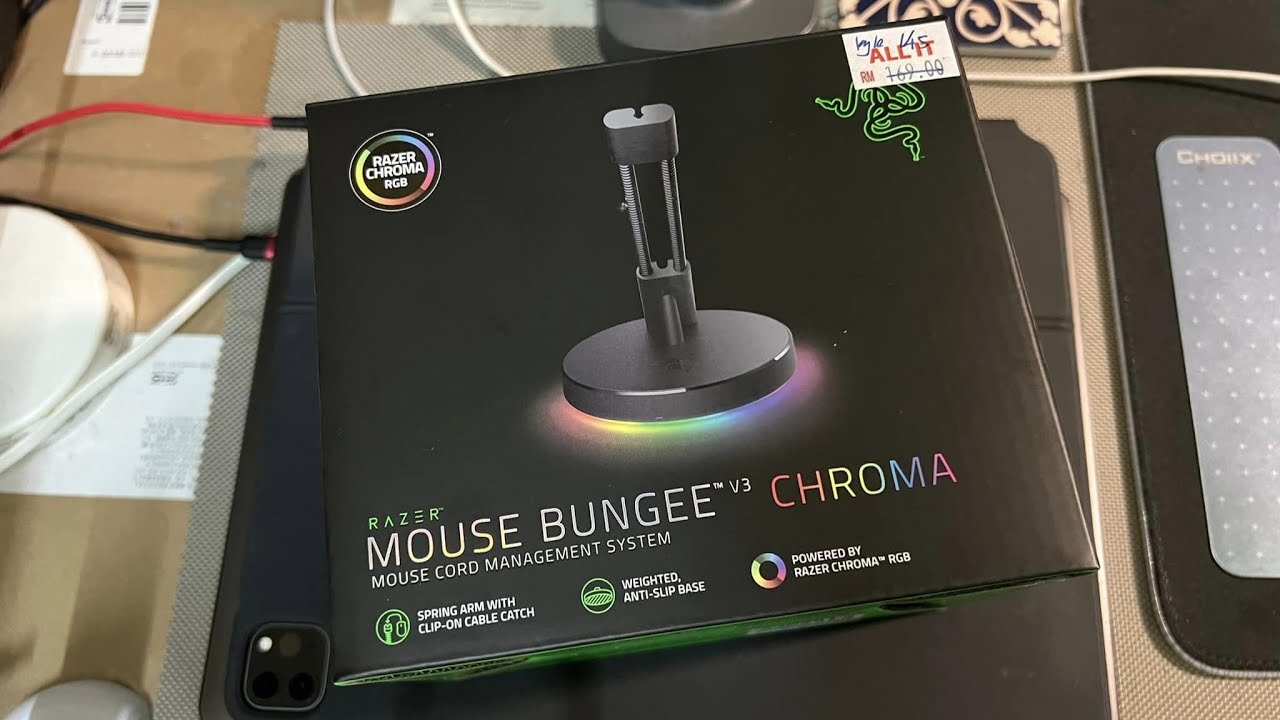Unboxing Razer Mouse Bungee V3 Chroma #razer #razerchroma #malaysia # ...