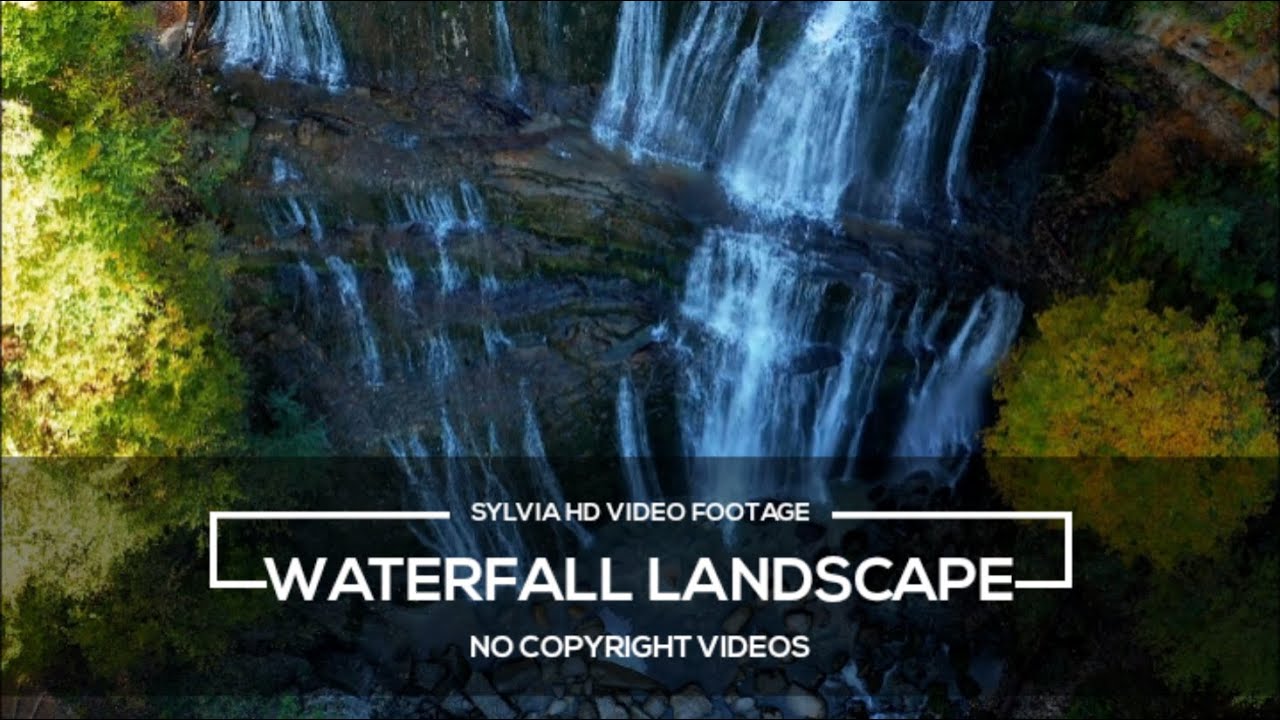 Waterfall Landscape ² || HD Stock Videos|Free Stock Footage|No ...