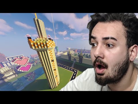 ADALET KULESİ YAPTIM ! SUNUCUNUN EN BÜYÜK YAPISI 🗽🗽 Ekiple Minecraft #64