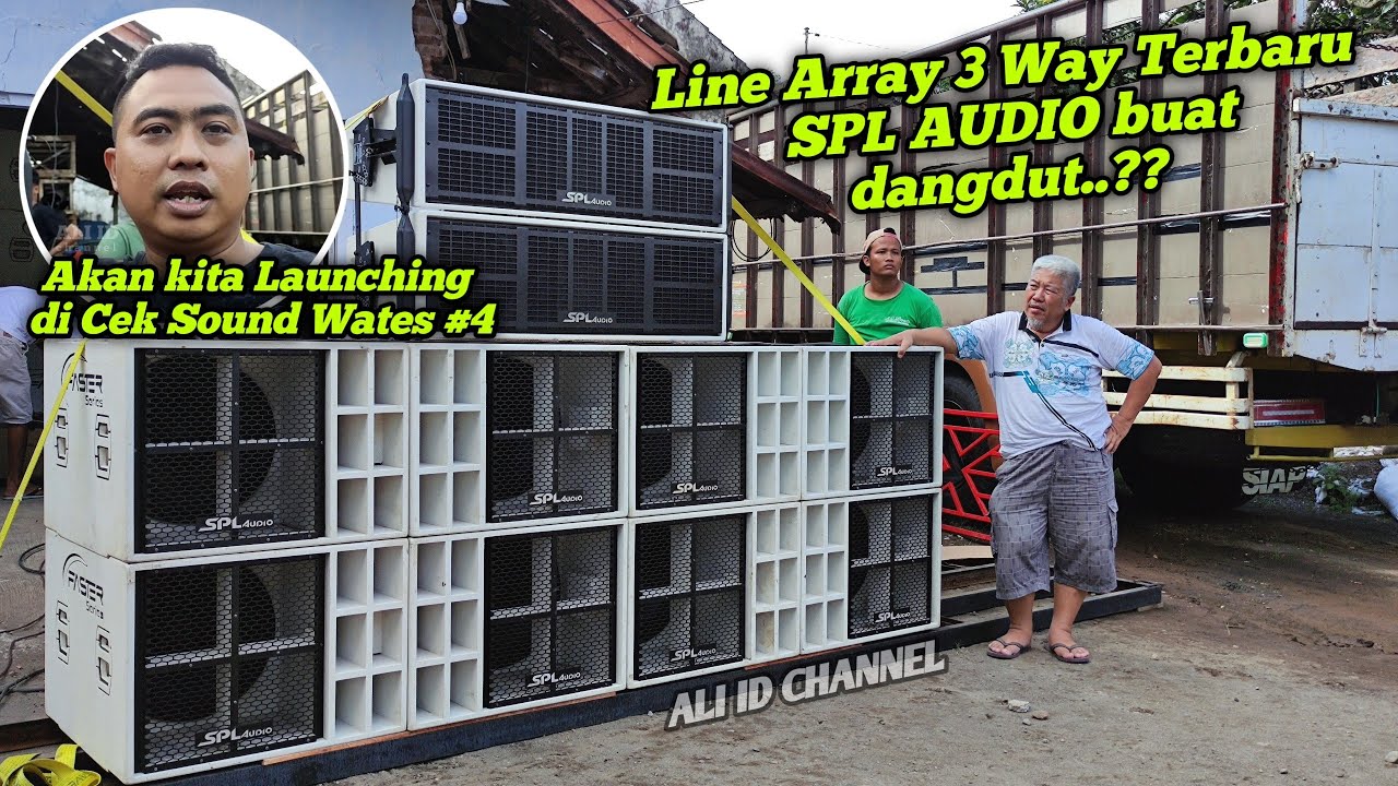 Uji suara lagu Dangdut Line Array 3 Way SPL AUDIO nya Blizzard, Begini ...