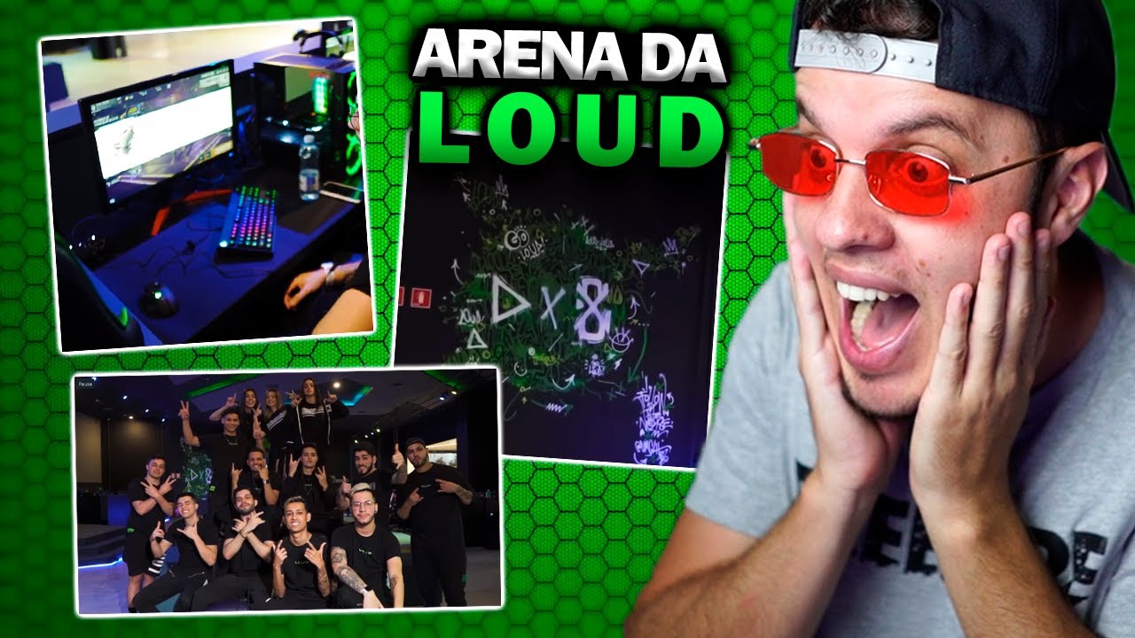A NOVA ARENA DA LOUD ESTÁ INSANA! JÁ QUERO IR 💚 - YouTube