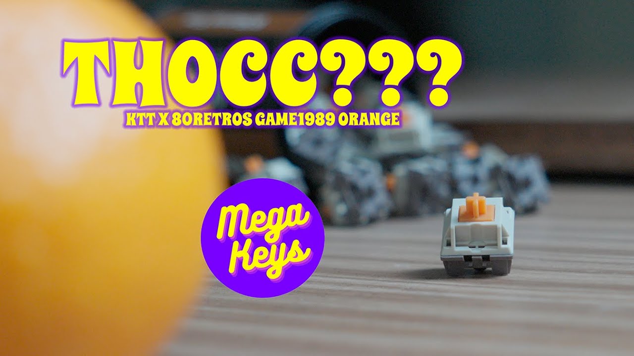 The THOCKY KTT x 80Retros switch?! | KTT x 80Retros Game1989 Orange ...