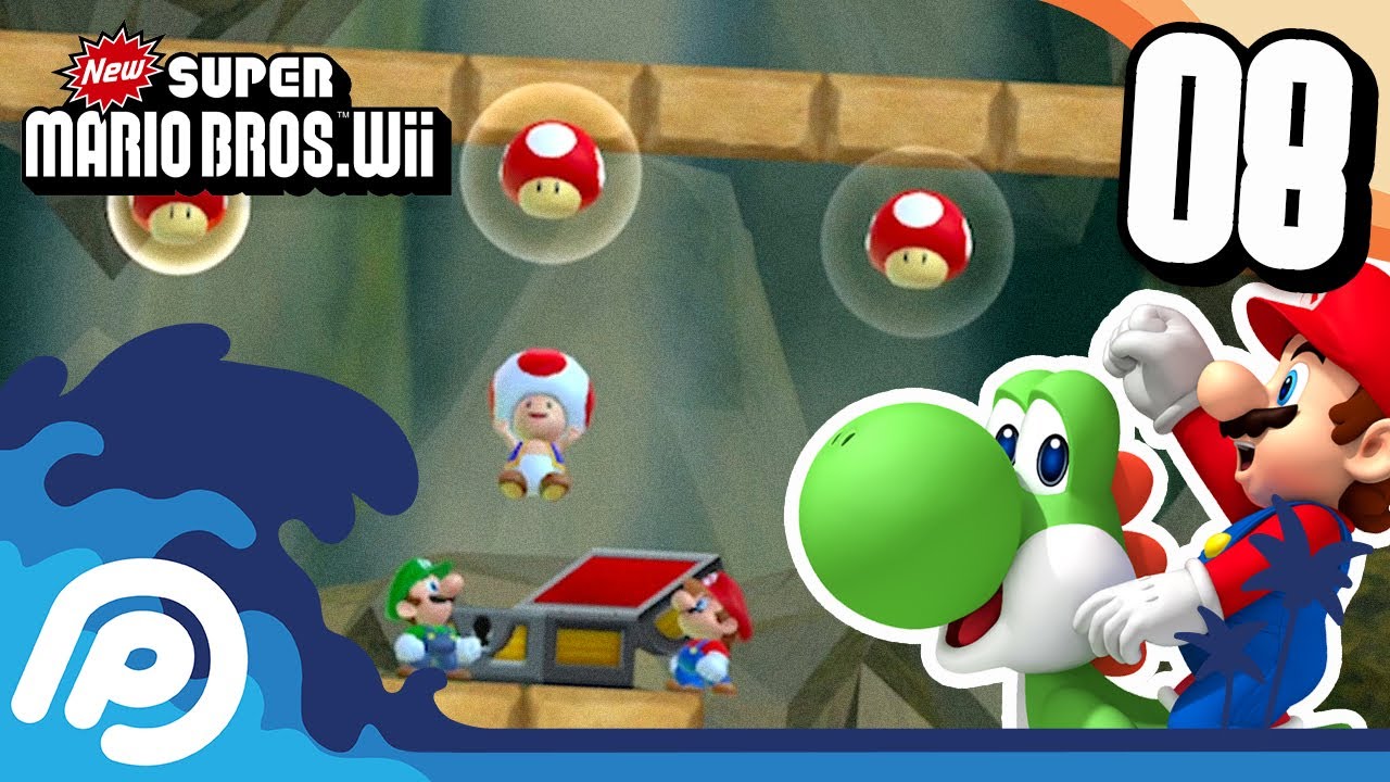 Lets Play New Super Mario Bros Wii || 08 TRUE LOVE || Pods Plays - YouTube