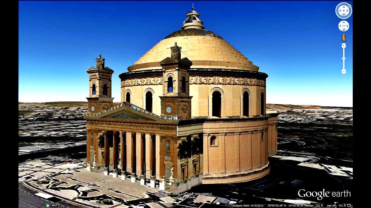 HISTORICAL PLACES OF MALTA IN GOOGLE EARTH PART TWO ( 2/2 ) - YouTube