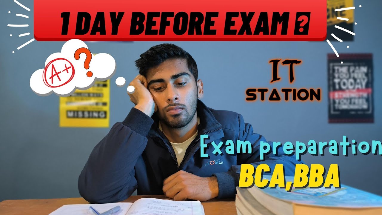 Exam preparation in last moment || Tips & Tricks || BCA,BBA - YouTube