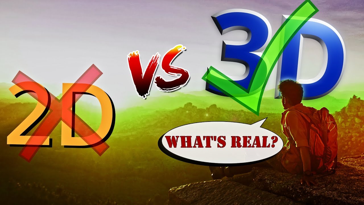2D vs 3D an ARGUMENT about PROOF - YouTube