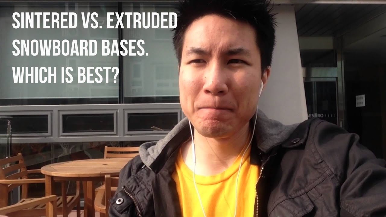 What's The Best Snowboard Base - Sintered Vs Extruded Bases - YouTube