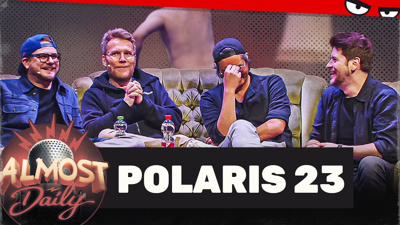 Mit Flitzer uvm. - Budi, Eddy, Nils & Simon auf der POLARIS 2023 | Almost Daily #498 - YouTube