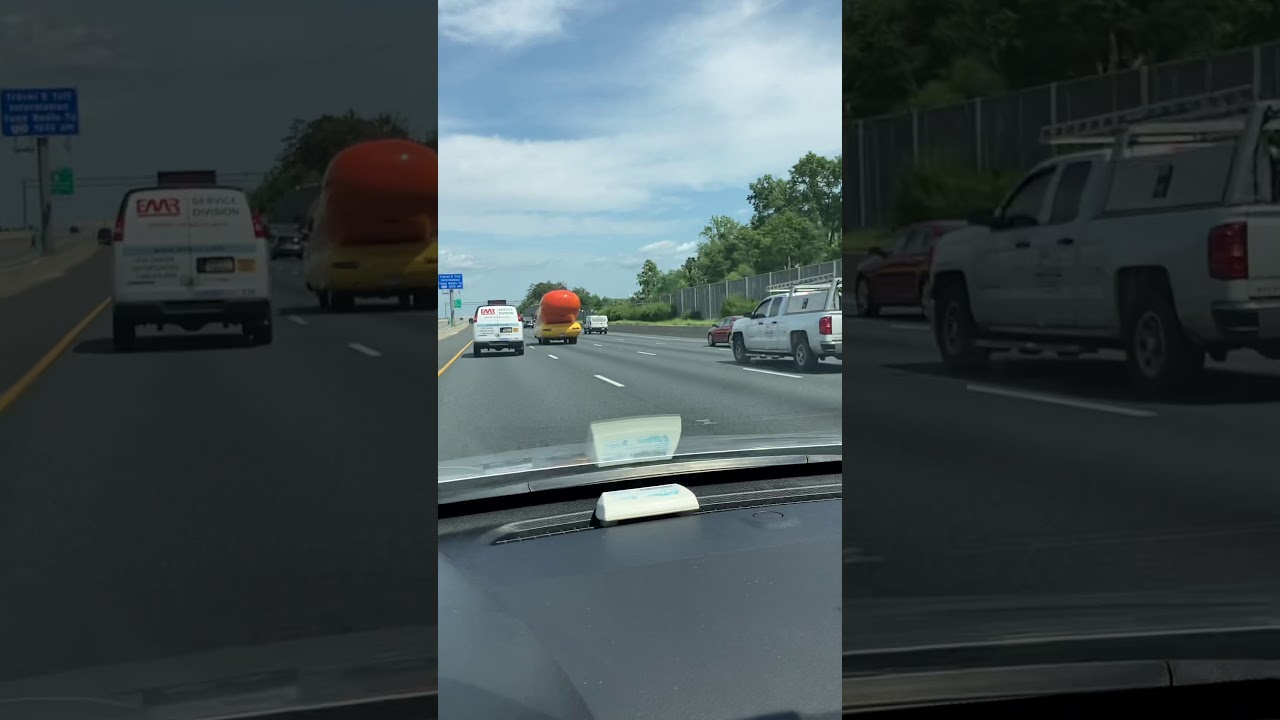 Wiener on the Road - Seeing a Wienermobile Driving Down Interstate 95 ...