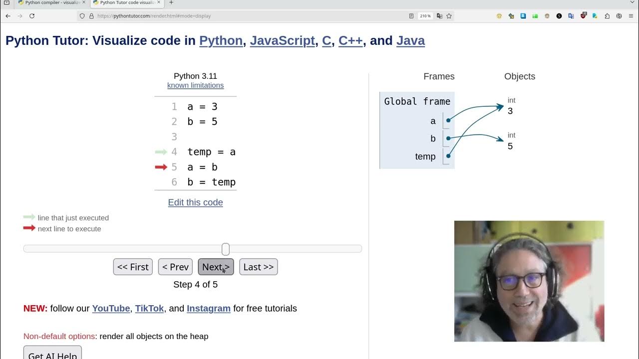 Python - Les Variables - 3. Permutation de variables - YouTube
