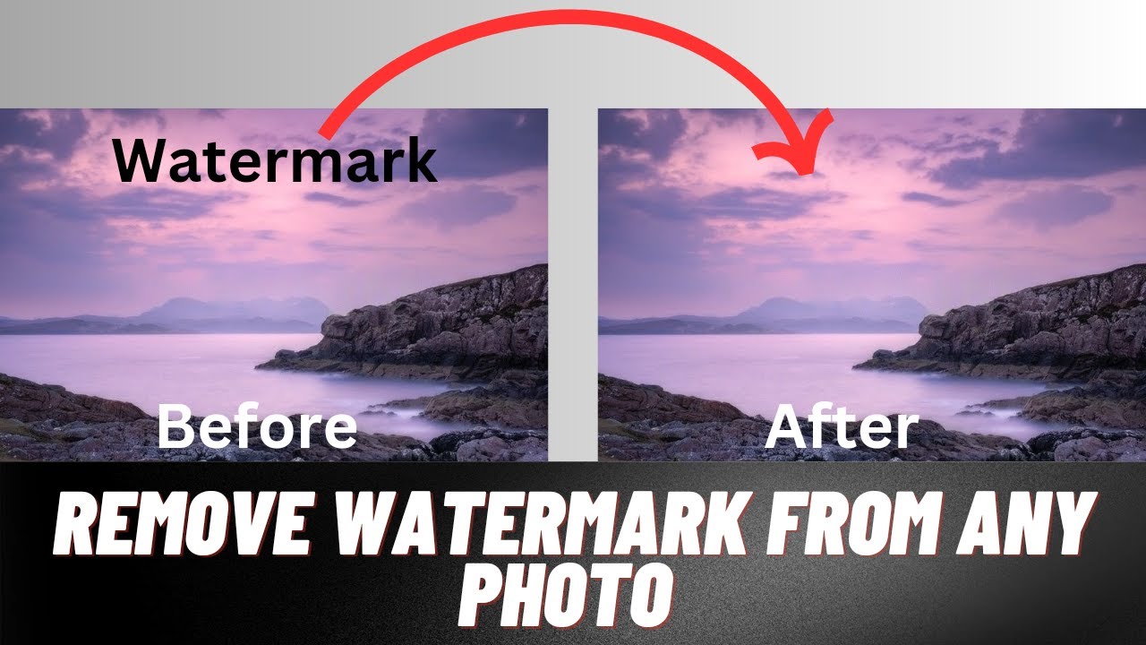 How to Remove Watermark from Image in just few seconds !!The Tech Sky ...