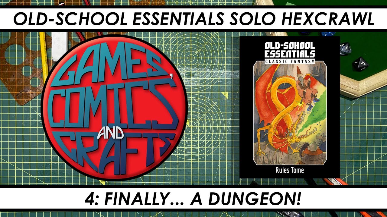 Old-School Essentials Solo Hexcrawl 4: Finally... a Dungeon! - YouTube