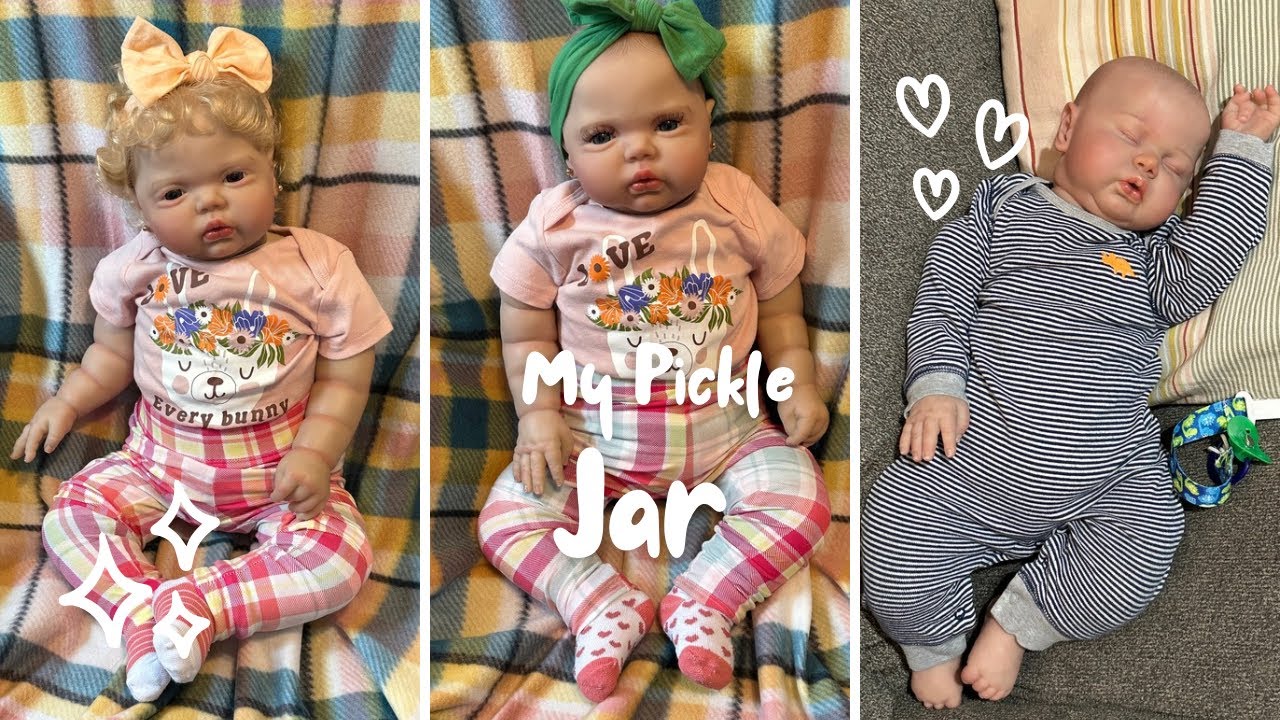 Changing my Pickle jar babies into some new Temu outfits - YouTube