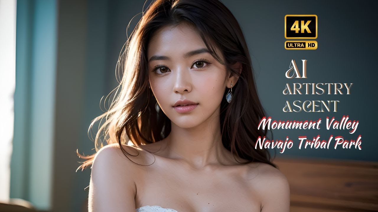 4K AI Artistry Lookbook Model l Ai Lookbook Girl l Monument Valley l Mesa Rose #artistygirl ...