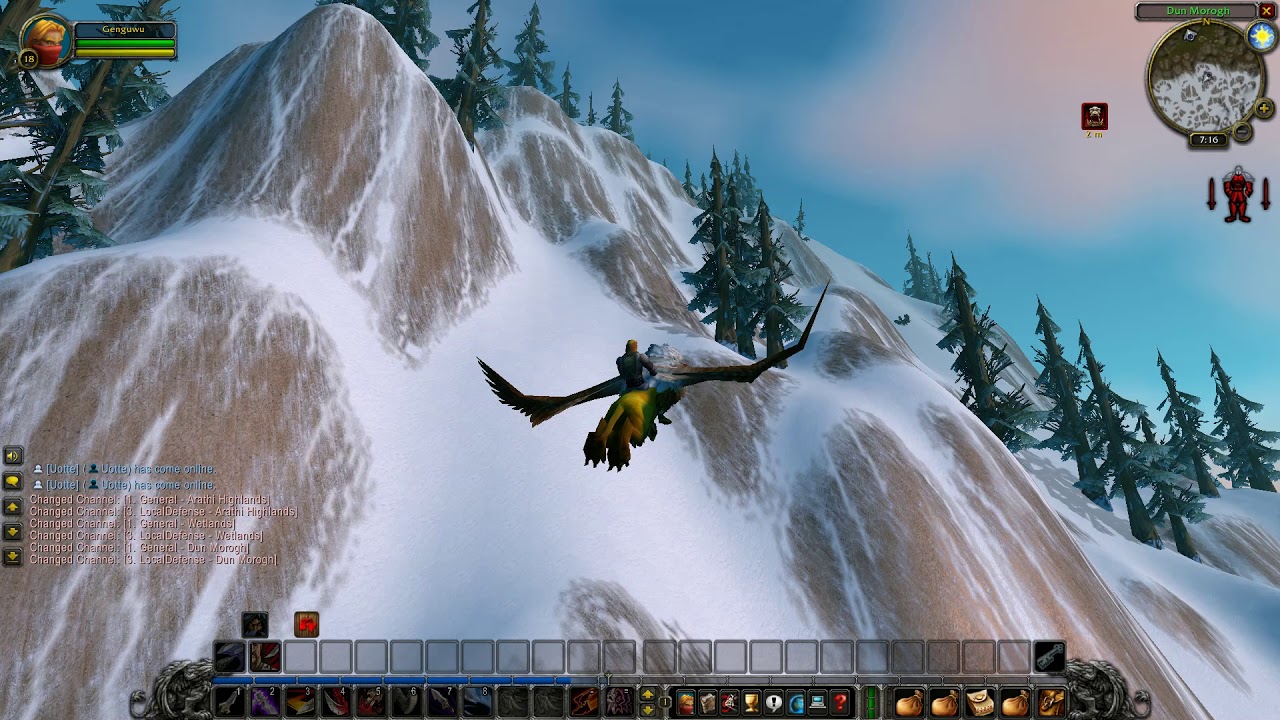 World Of Warcraft Flying - YouTube
