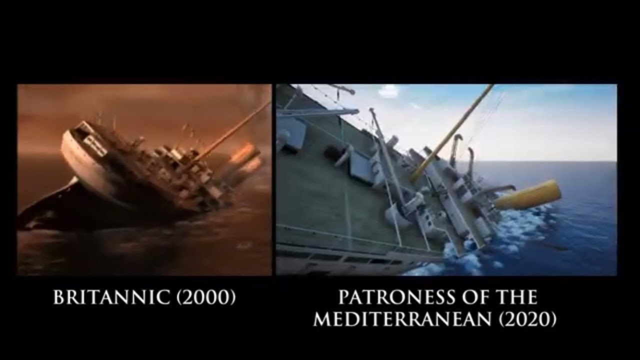 Britannic (2000) vs Patroness of the Mediterranean (2020) - YouTube