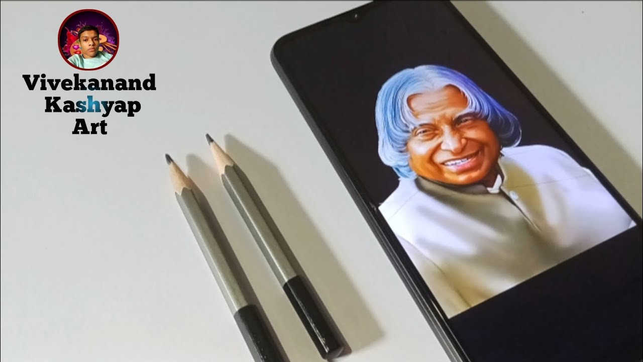 How to draw, A.P.J Abdul Kalam Grid method drawing step by step 🥰🚀 ...