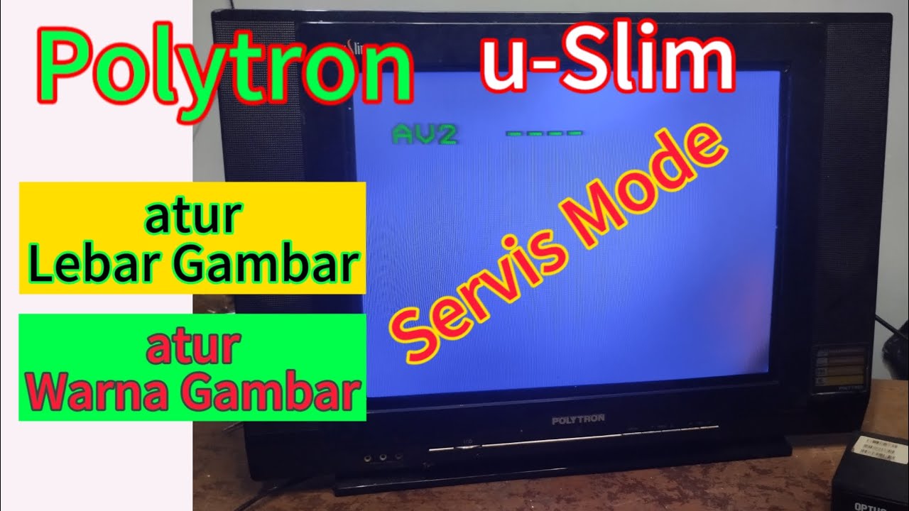 Cara Masuk Service Mode Tv Polytron - YouTube