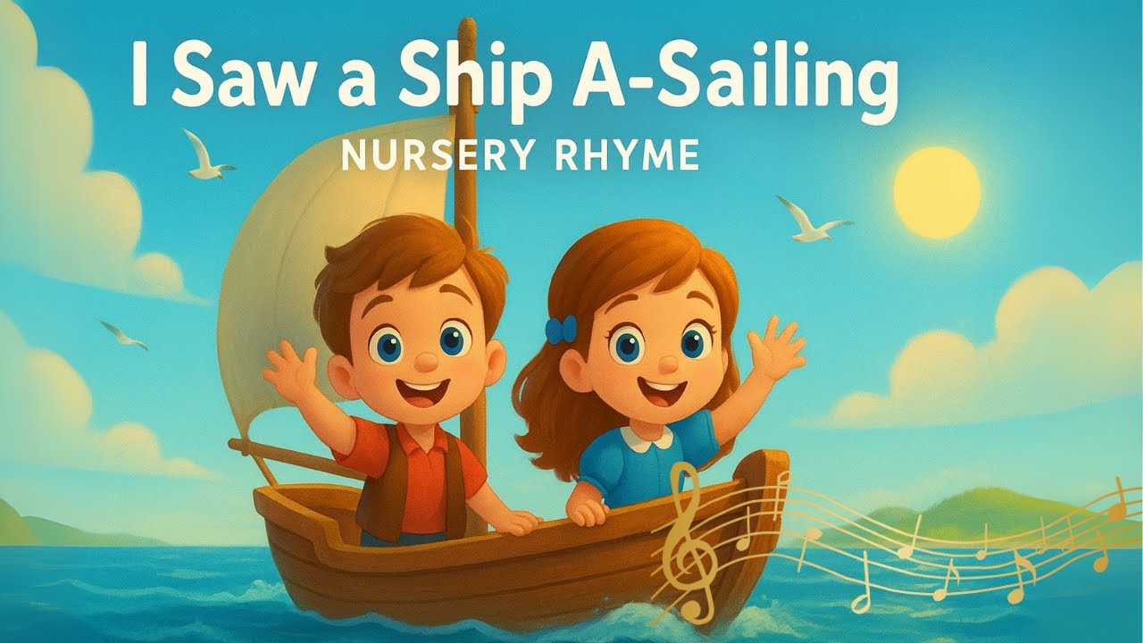 🎵 I saw a ship a-sailing | 3D Pixar-Style Nursery Rhymes - YouTube