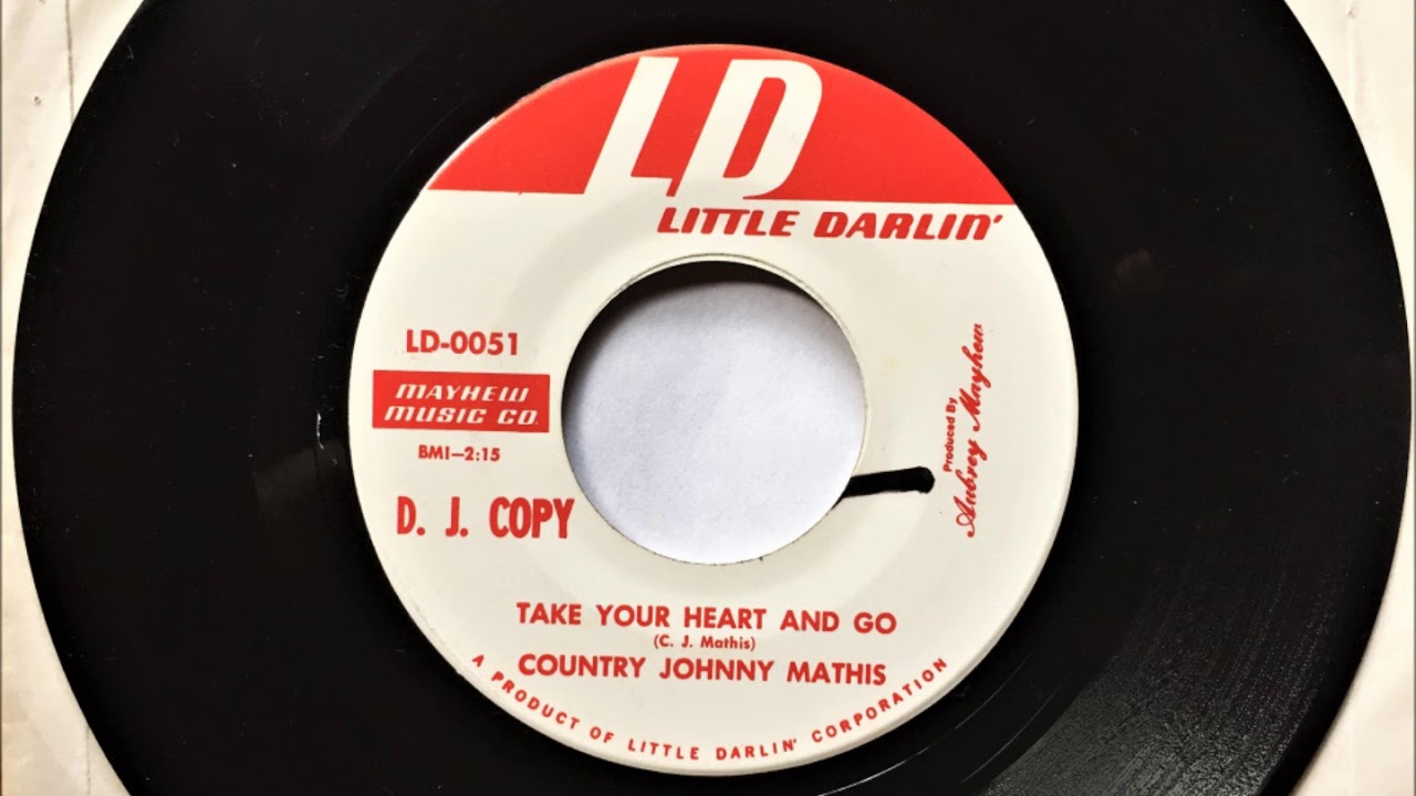 Take Your Heart And Go , Country Johnny Mathis , 1968 - YouTube