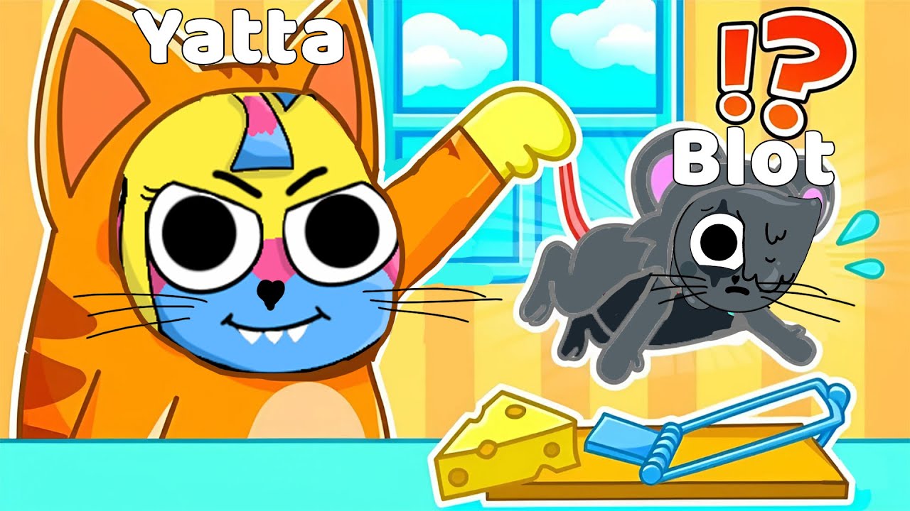Yatta vs Blot: Cat & Mouse Chaos in Roblox! 🐱🐭 - YouTube
