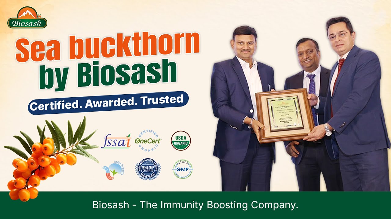 Sea buckthorn by Biosash — Certified. Awarded. Trusted - YouTube