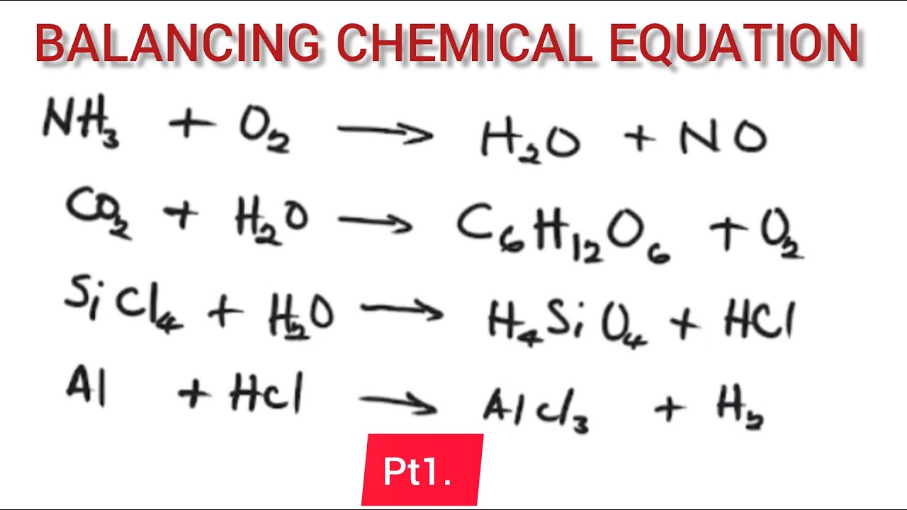 Balancing Chemical Equations Class 11 - YouTube